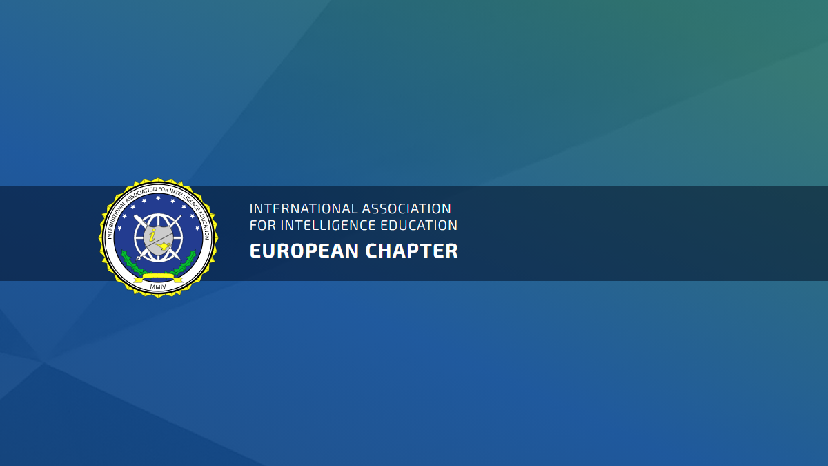 International Association for Intelligence Education – European Chapter ...
