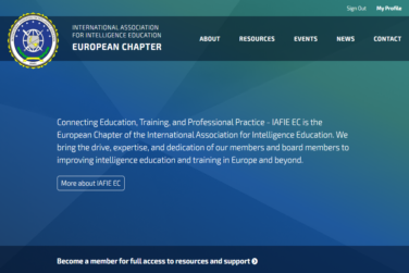 International Association for Intelligence Education – European Chapter ...